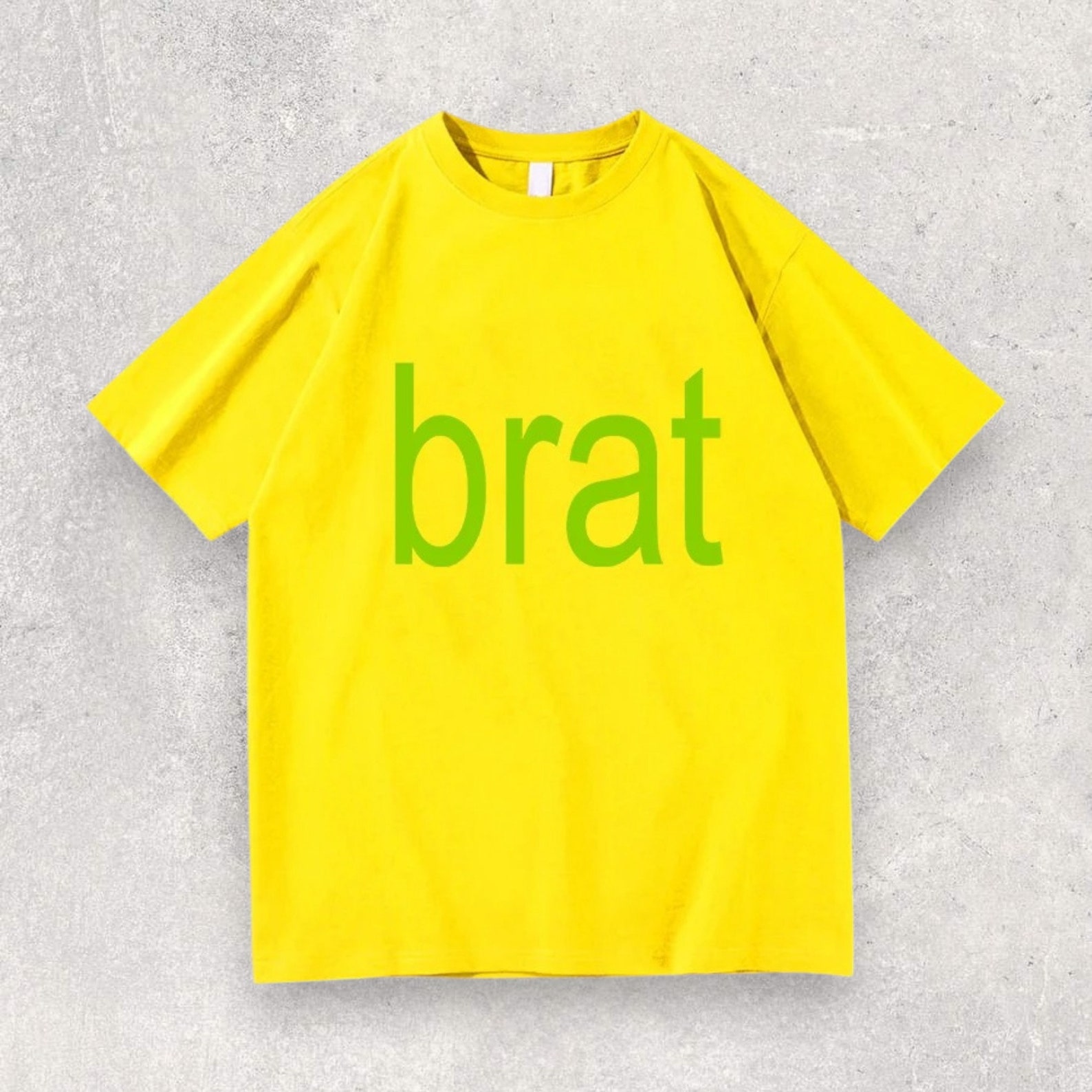 Charli XCX BRAT Album Cover T-shirt, Cult Classic Music Merch, Iconic ...
