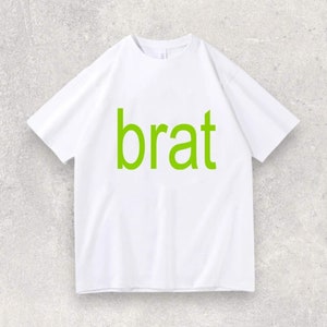 Charli XCX BRAT Album Cover T-shirt, Cult Classic Music Merch, Iconic ...