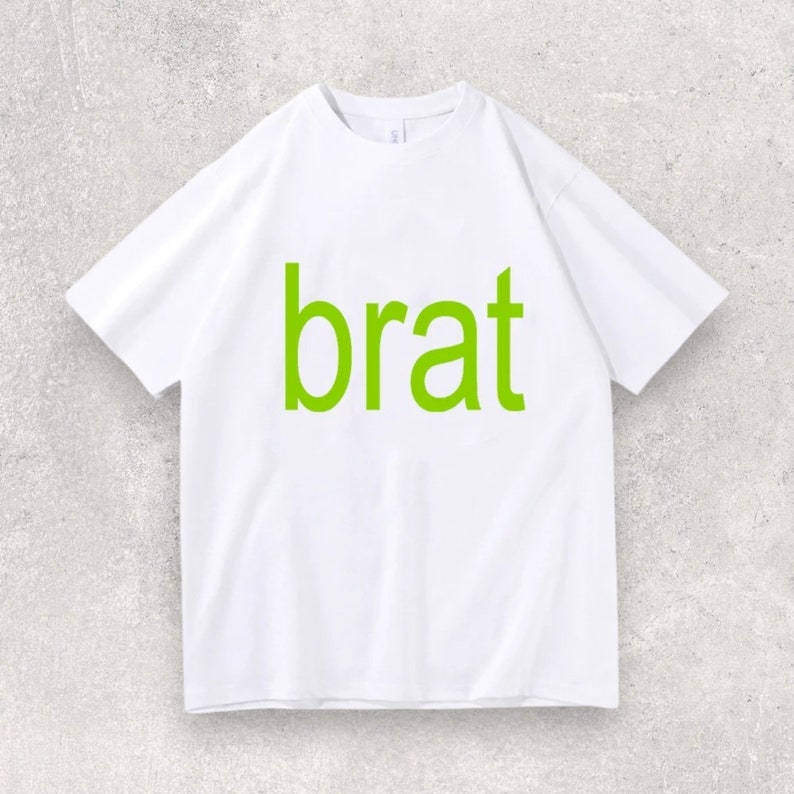 Charli XCX BRAT Album Cover T-shirt, Cult Classic Music Merch, Iconic ...