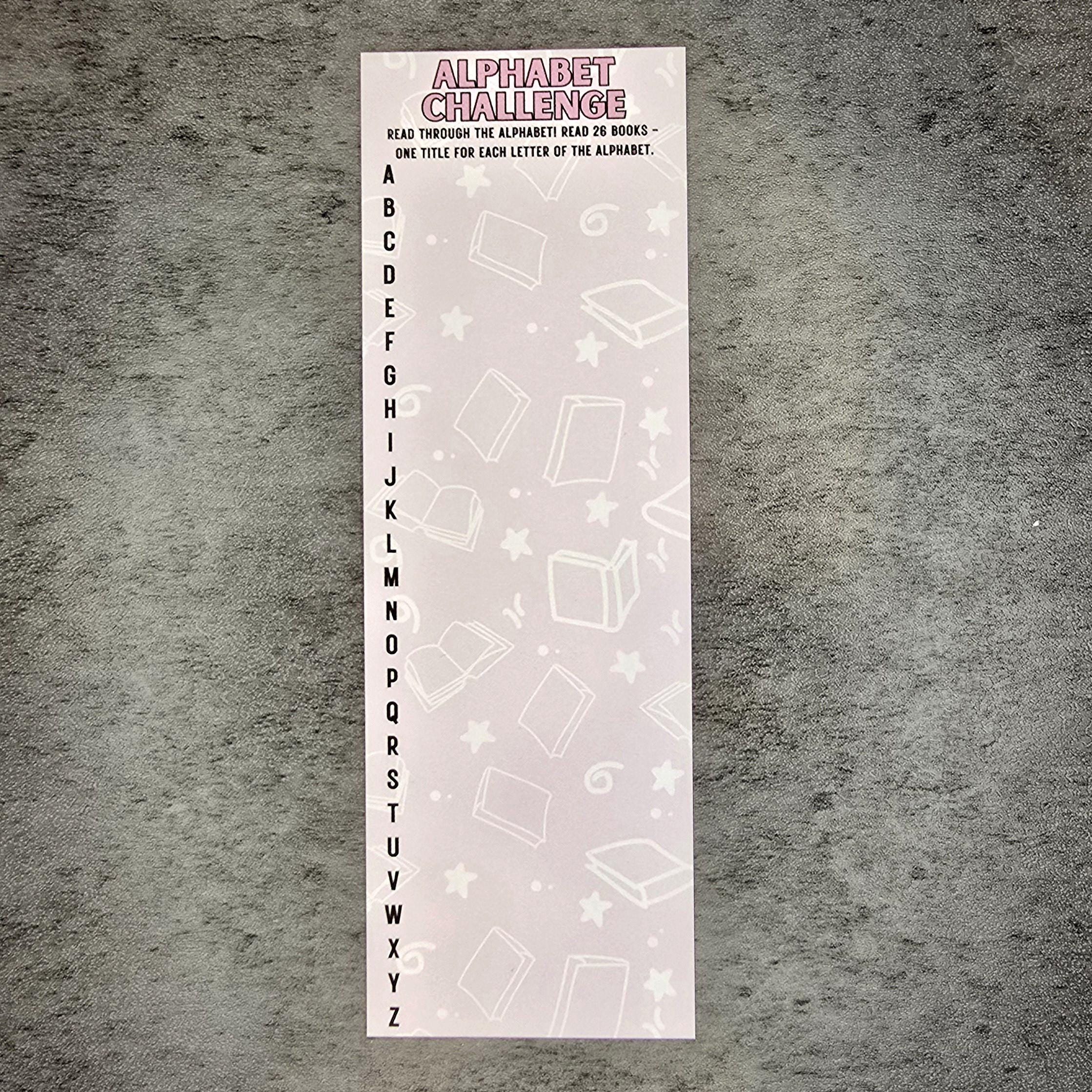 Reading Challenge Bookmarks (set of 5) - Etsy