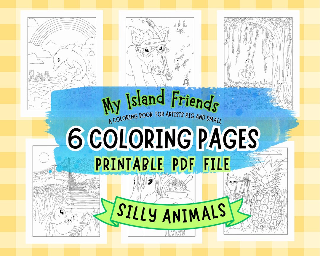 My Island Friends: A Hawaiian Coloring Book for Artists Big and Small ...