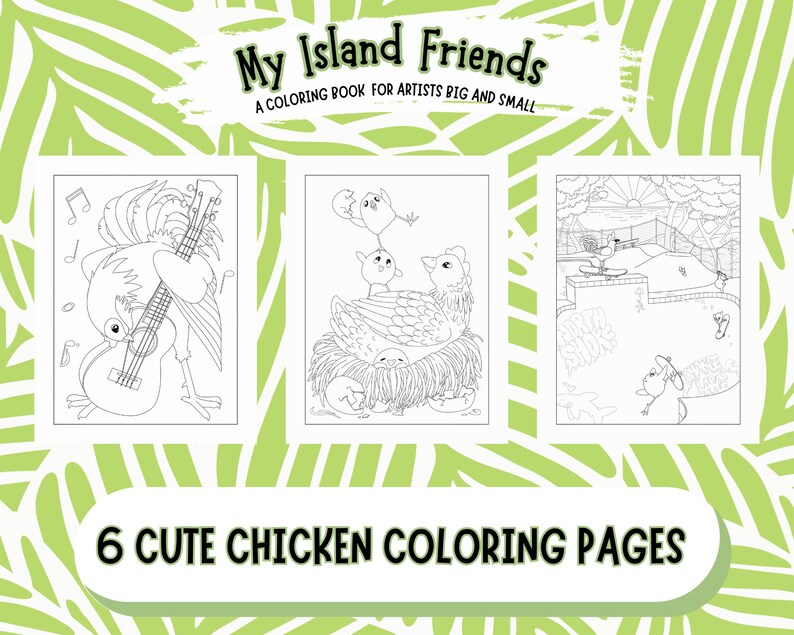 My Island Friends: A Hawaiian Coloring Book for Artists Big and Small ...