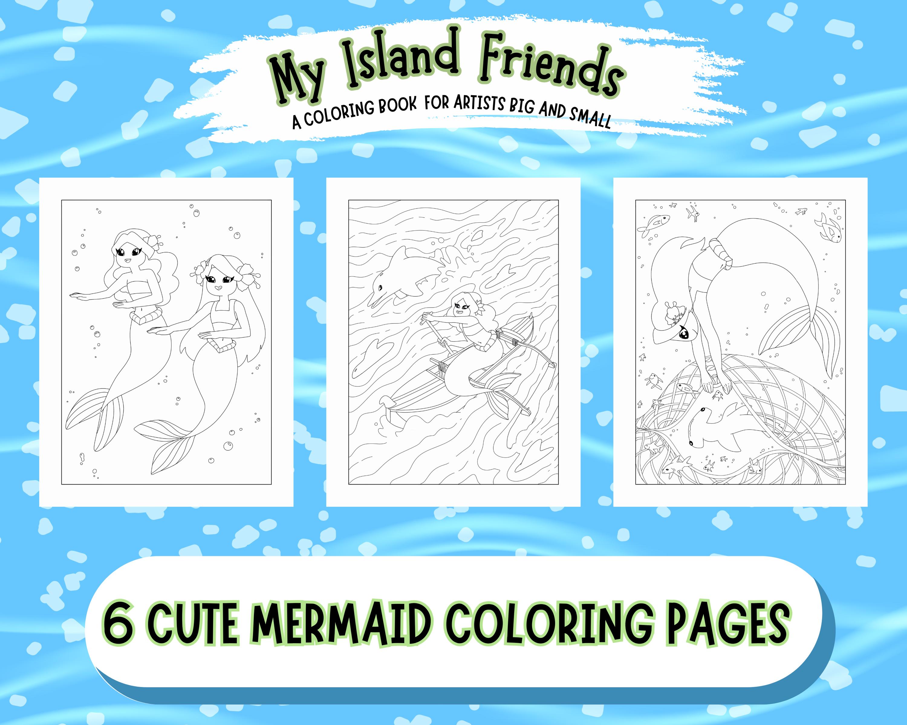My Island Friends: A Hawaiian Coloring Book for Artists Big and Small ...