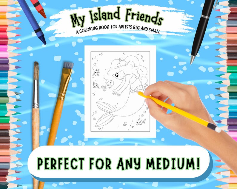 My Island Friends: A Hawaiian Coloring Book for Artists Big and Small ...