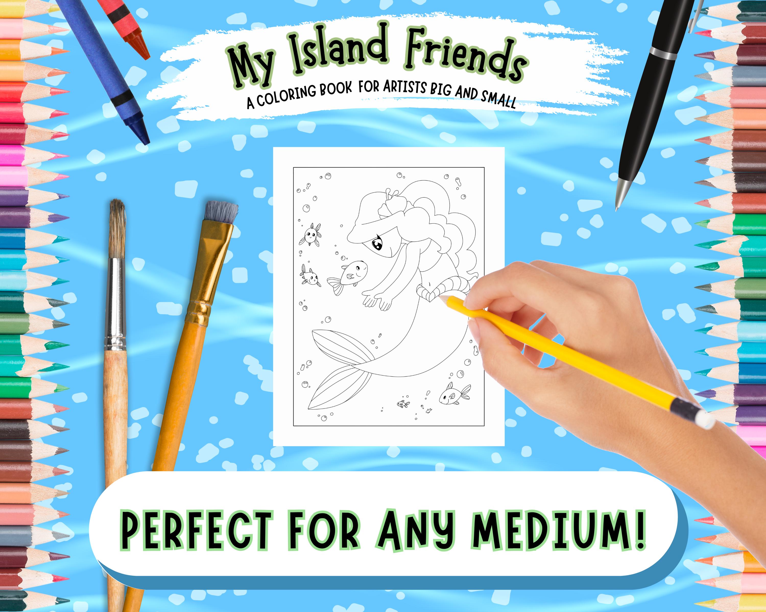 My Island Friends: A Hawaiian Coloring Book for Artists Big and Small ...