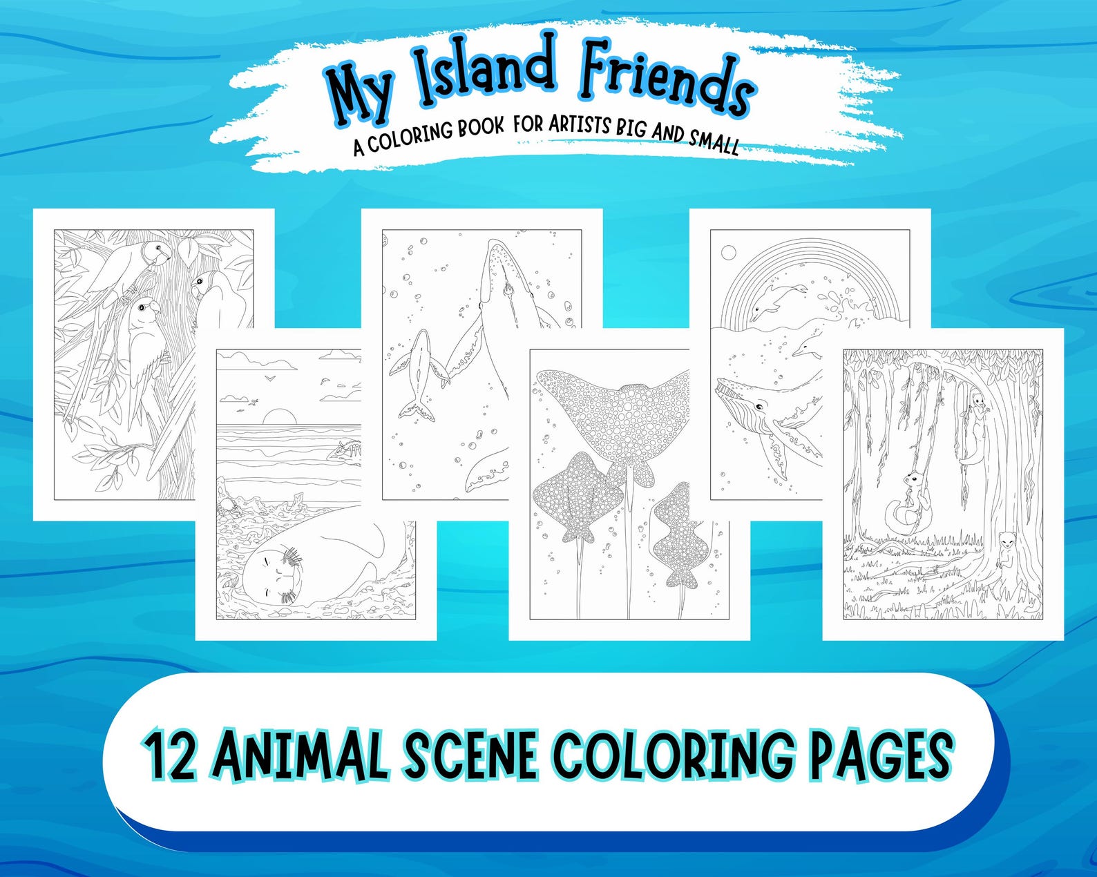 My Island Friends: A Hawaiian Coloring Book for Artists Big and Small ...