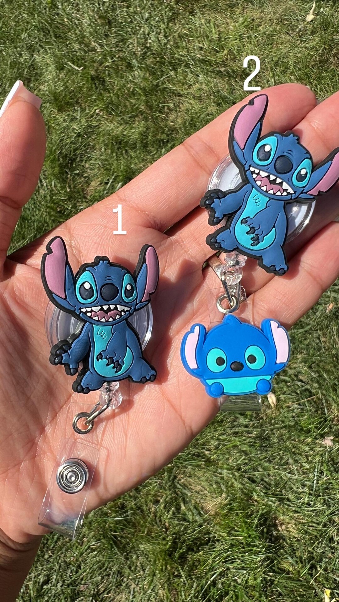 Disney Lilo and Stitch ID Badge Reel, Badge Holder - Etsy