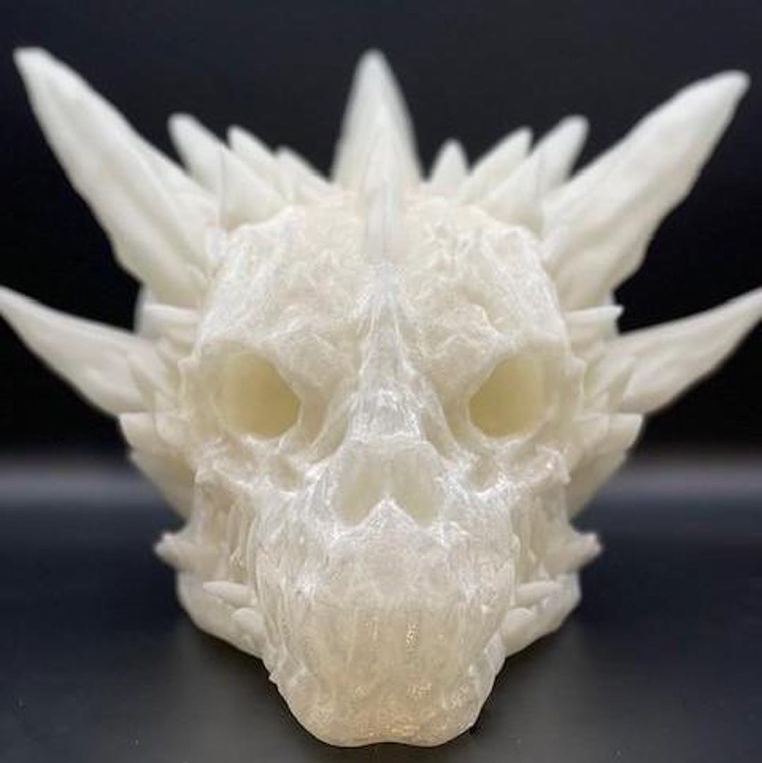 Crystal Dragon Skull - Etsy