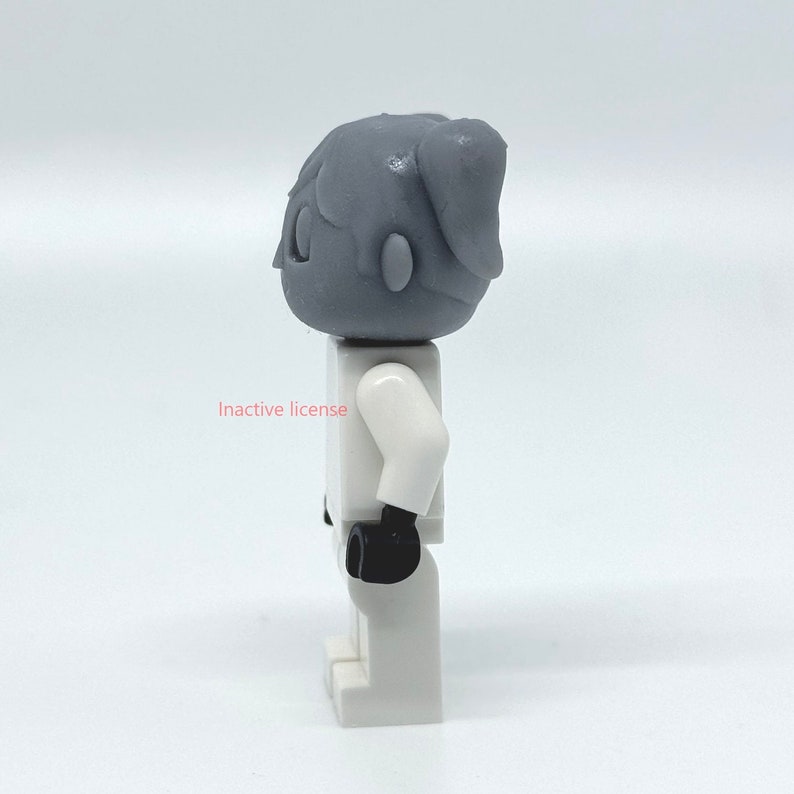 Minifigure Head- Player W/ Short Pigtails - Etsy