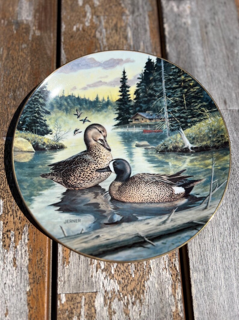 The Blue Winged Teal by Bart Jerner Limited Edition 1988 - Etsy