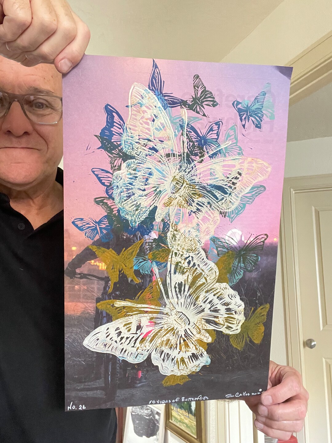 Butterflies Print, No. 26 of 50, for Sale, for Charity, by Julia ...