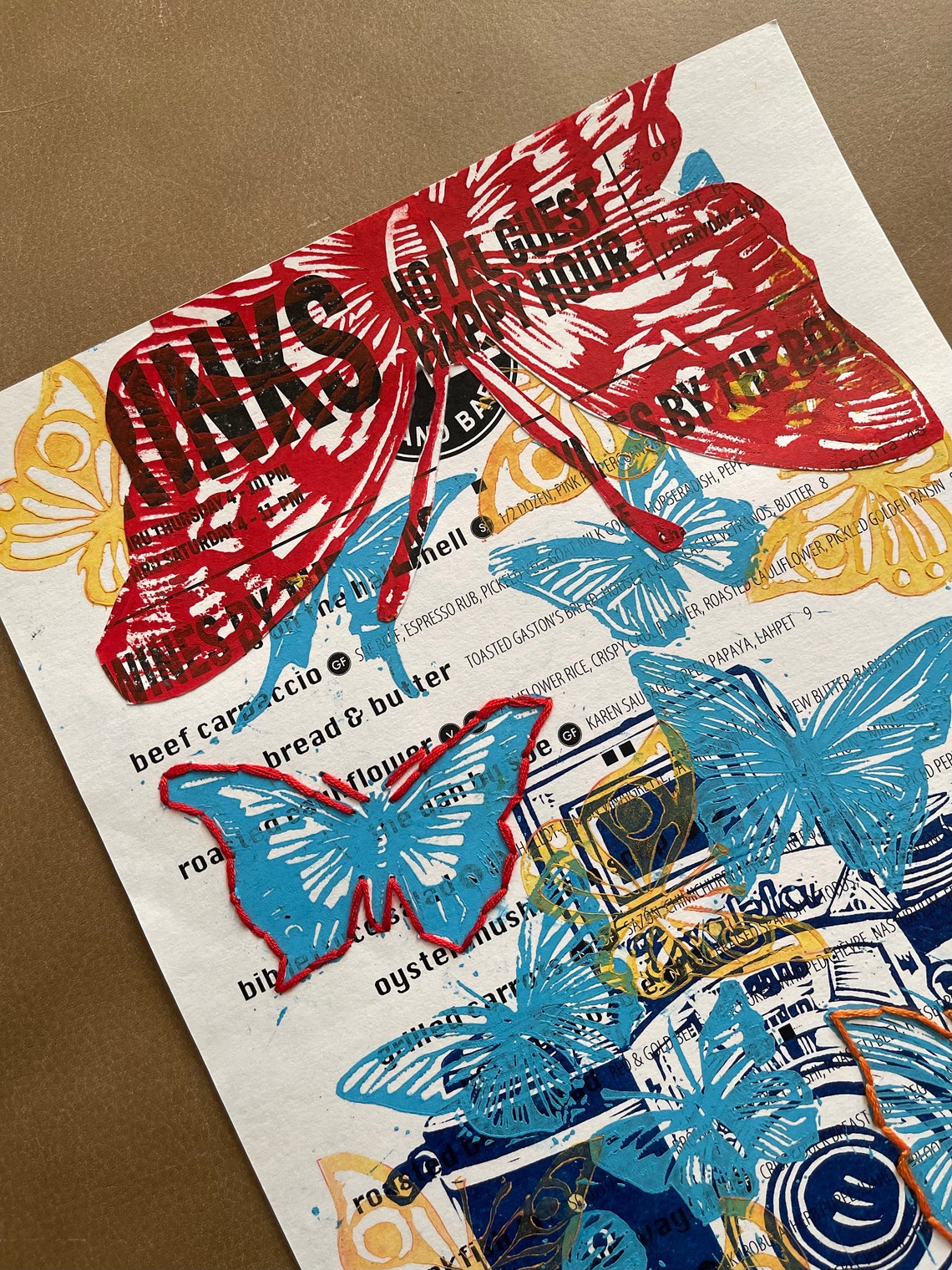 Butterflies Print, No. 11 of 50, for Sale, for Charity, by Julia ...