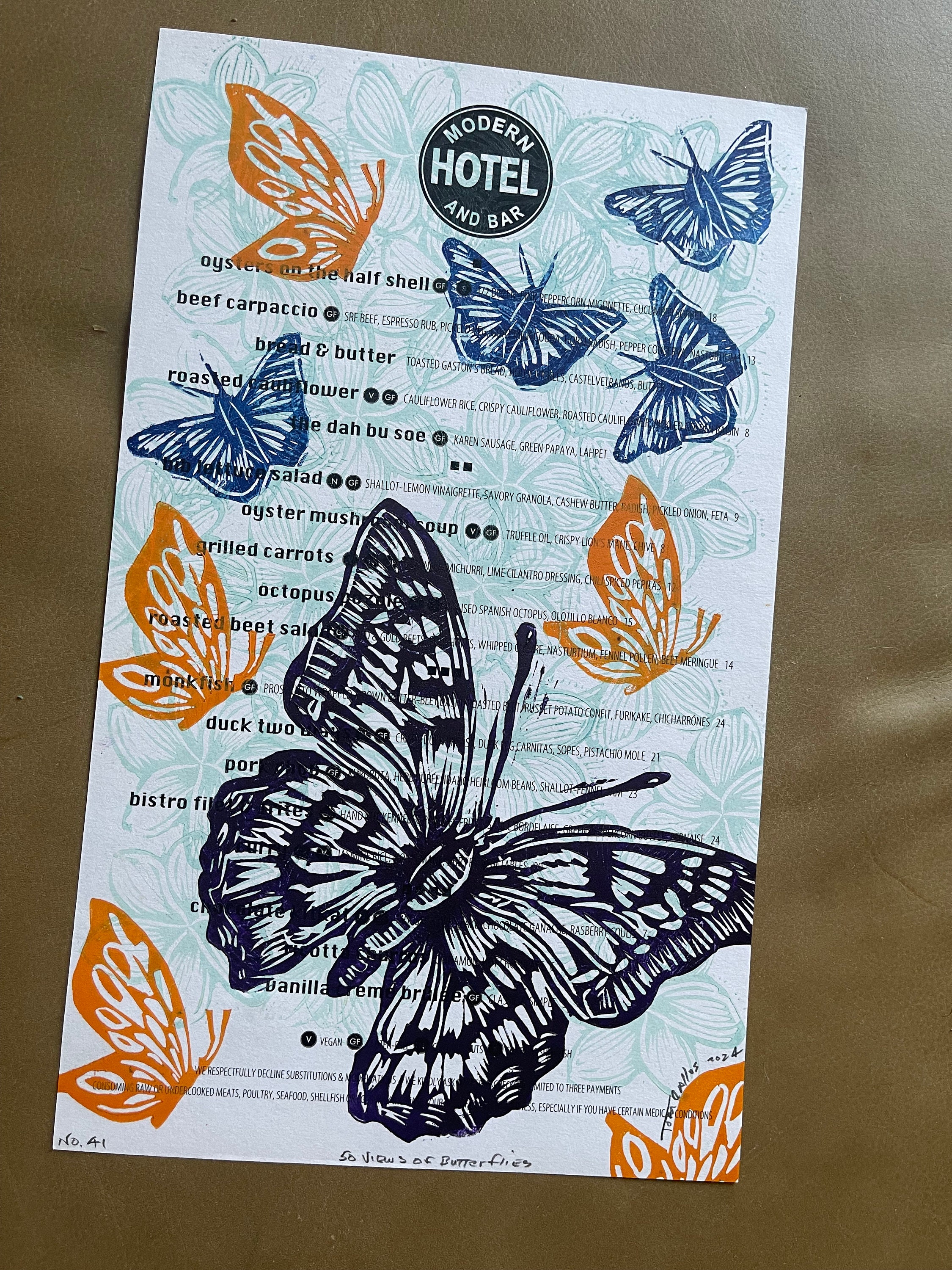 Butterflies Print, No. 41 of 50, for Sale, for Charity, by Julia ...