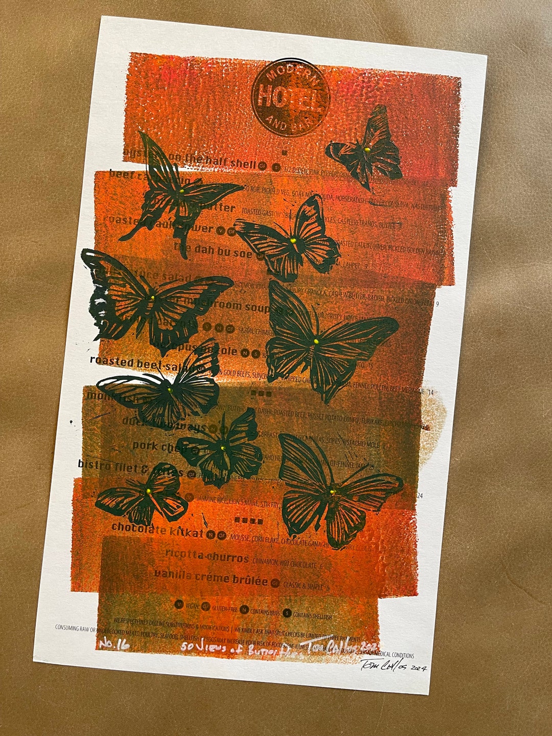 Butterflies Print, No. 16 of 50, for Sale, for Charity, by Julia ...