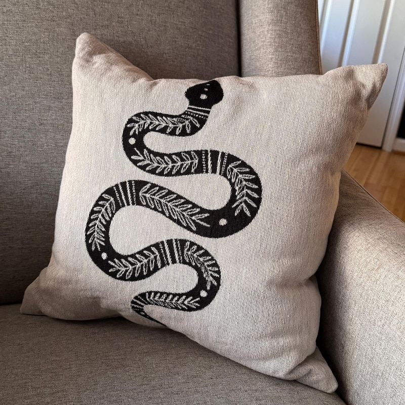 Snake Pillow - Etsy