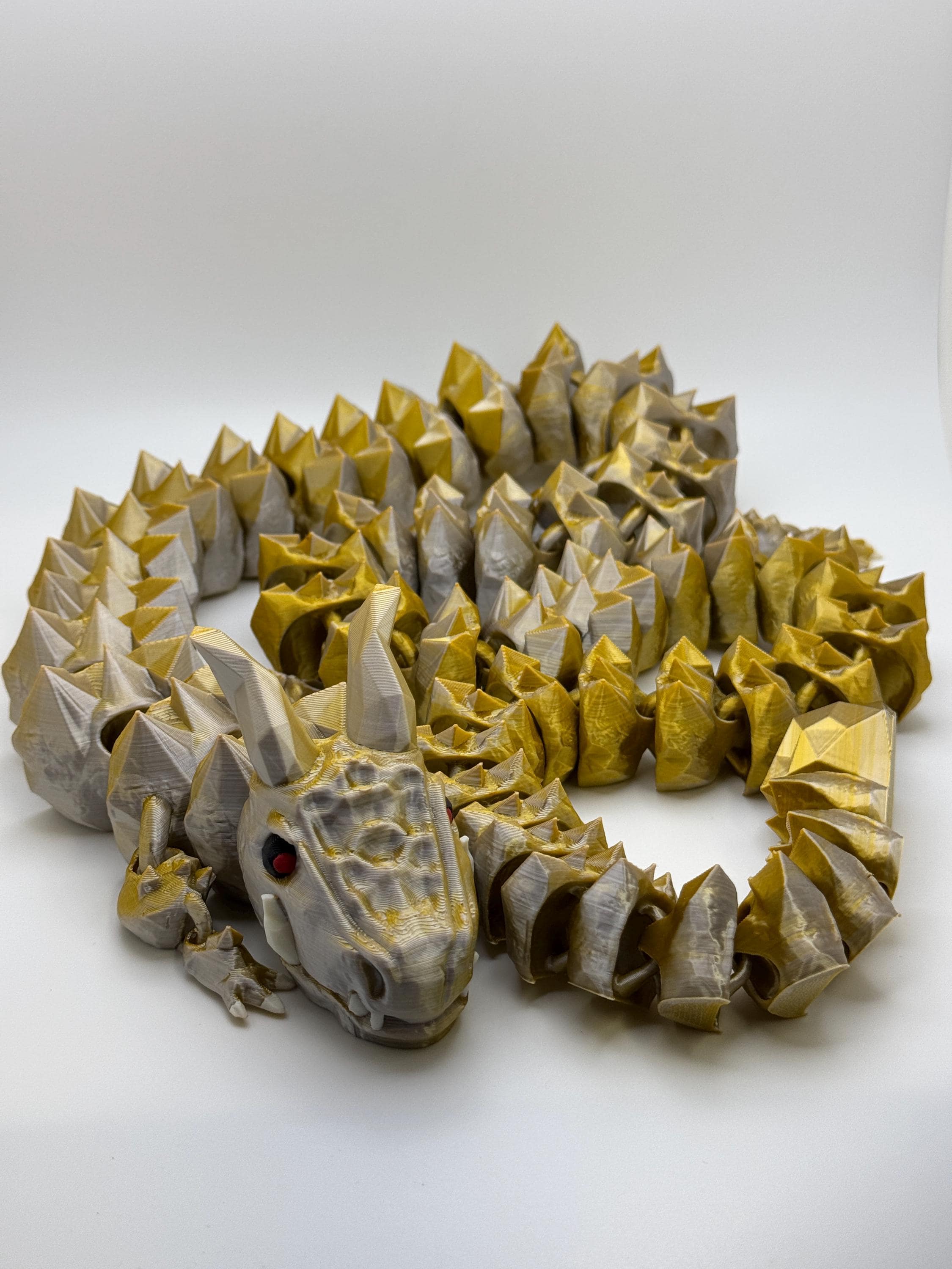 Flexi Dragons, 3D Printed Flexible Dragons, Large and Medium ...
