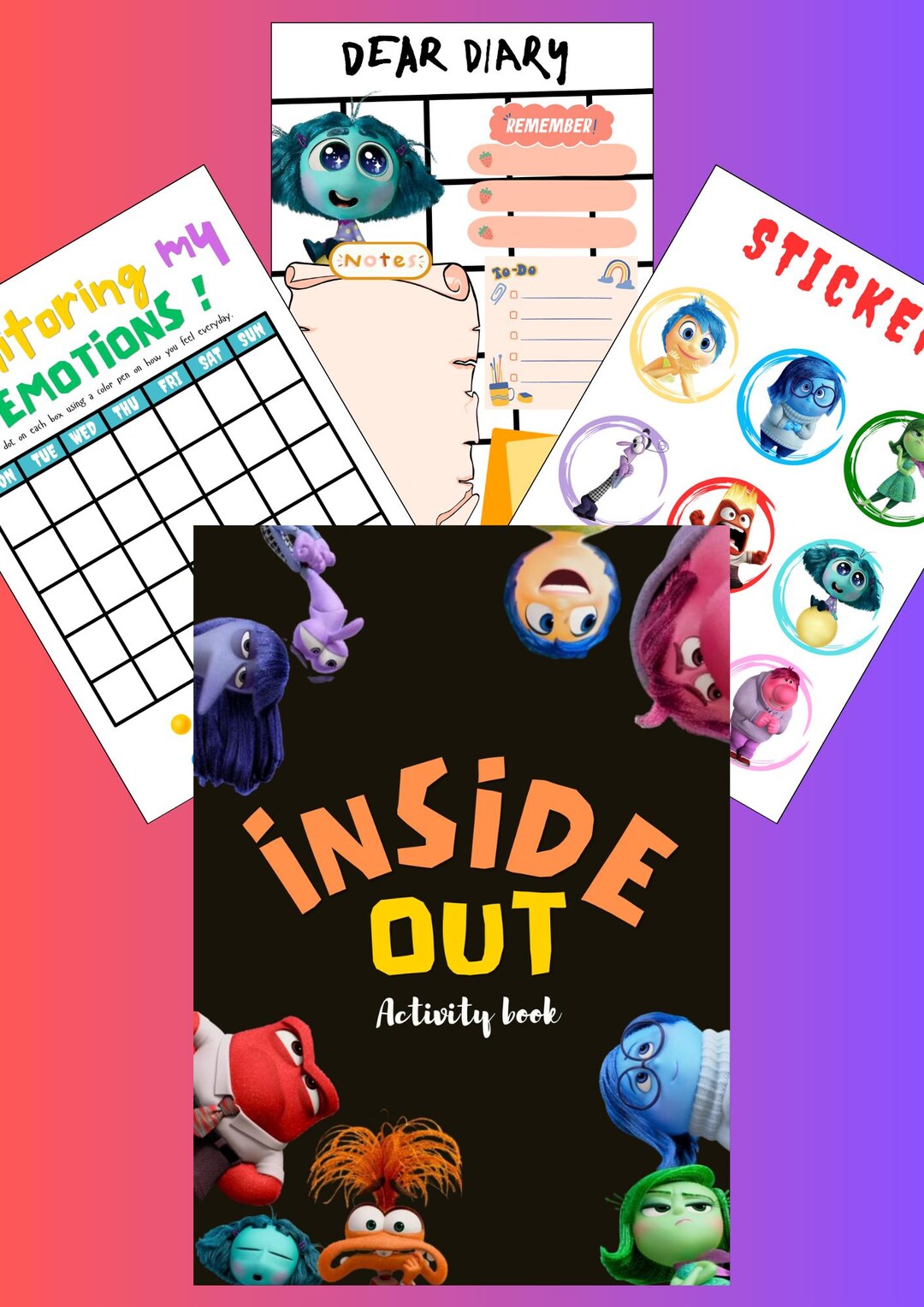 Inside Out - Busy Books for Kids - Etsy