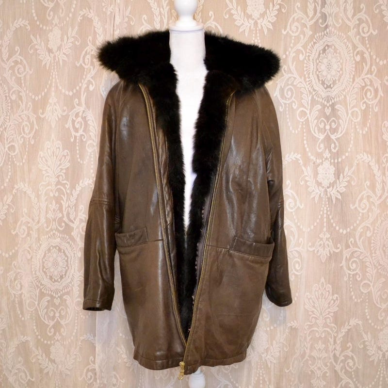 Vintage Fur Jacket - Etsy