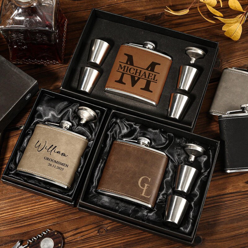 Personalized Flask - Etsy