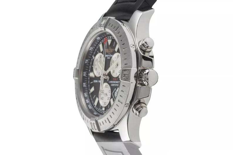 Authentic Colt Chronograph Black Dial Date Stainless Steel Men's Watch ...