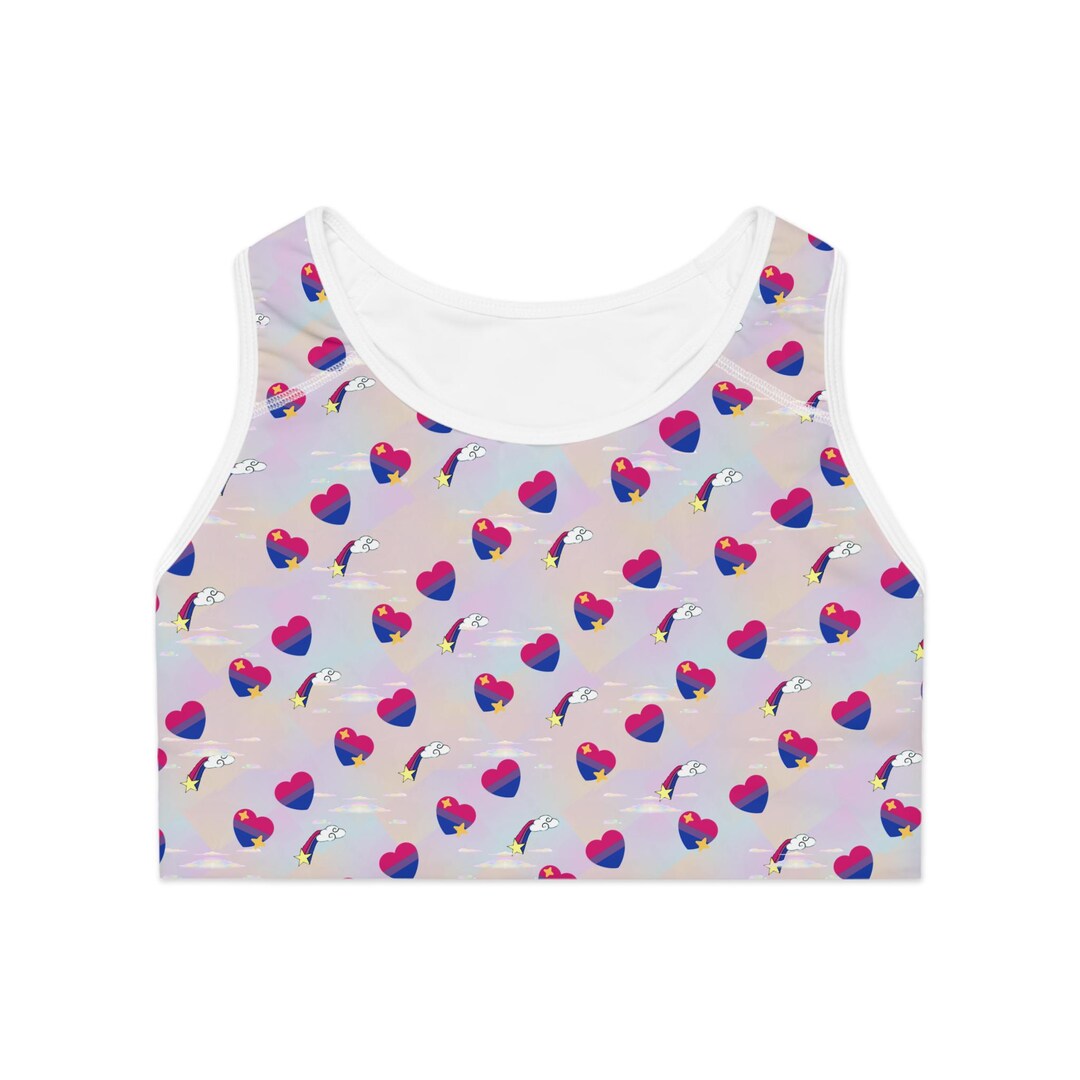 Dreamy Bi Pride Sports Bra - Etsy