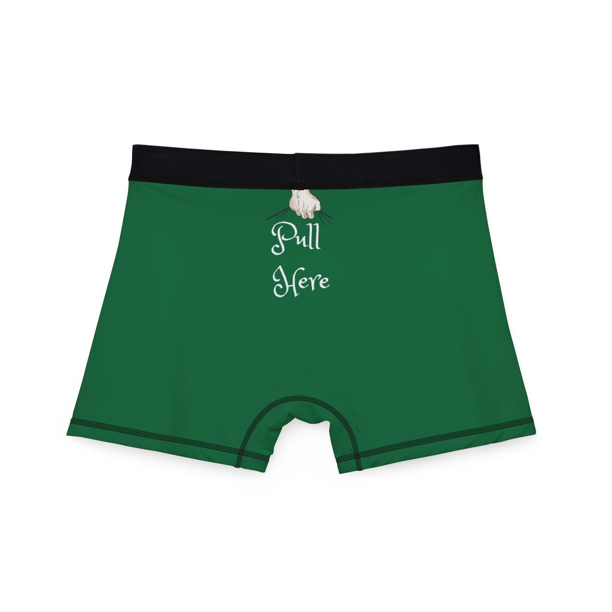 Pull Here Wedgie Boxers - Green - Etsy