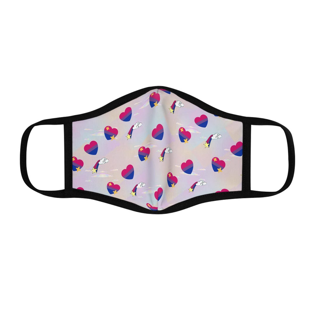 Dreamy Bi Pride Face Mask - Etsy