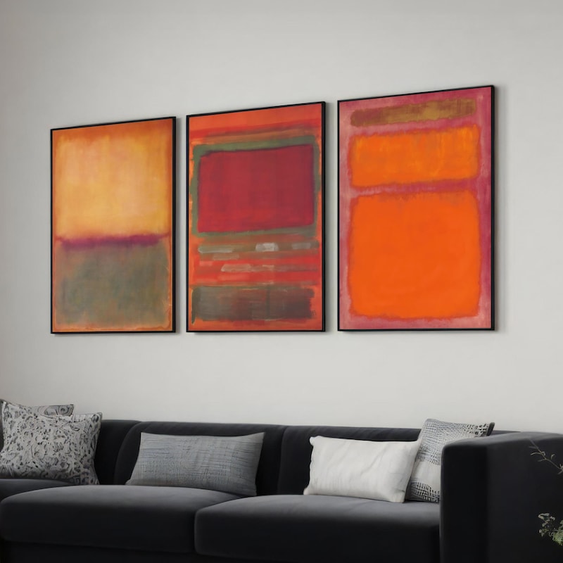 Bold Abstract Art - Etsy