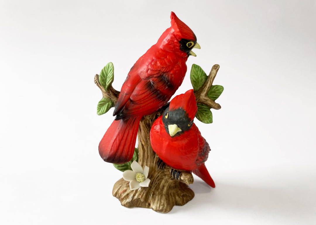 Vintage Lefton China Cardinal Figurine - Porcelain 02203 - Spring ...