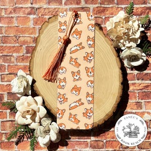 Corgi Bookmark | Laminated Bookmark | Personalization Bookmark | Kid ...