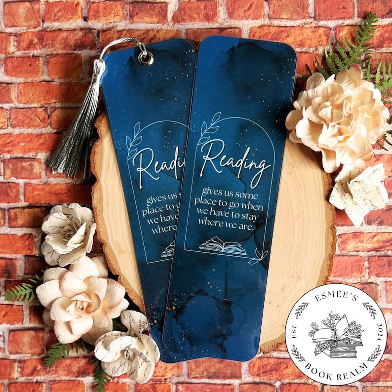 Reading Gives Us Some Place to Go Bookmark | Laminated Bookmark ...