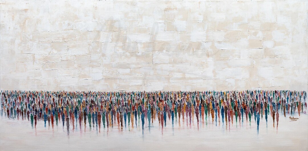 Together Kotel Painting, Kosel Painting, Judaic Art, Western Wall Art ...