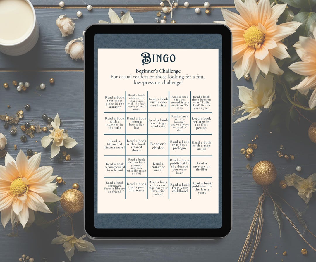 Reading Bingo Cards Printable | Fun Book Challenge Game | Literary ...