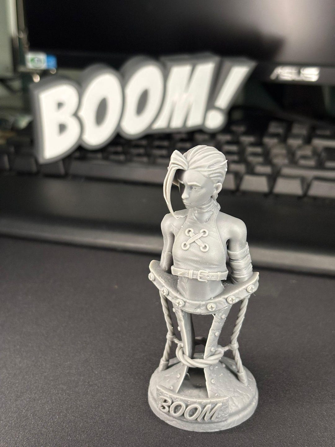 Jinx 1/10 Scale Bust – 3D Printed Statue | 4 Expressions Set | High ...