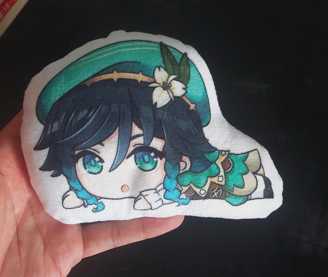 Genshin Impact Plush Venti Laying Down Double-sided 30 Cm & 60 Cm - Etsy UK