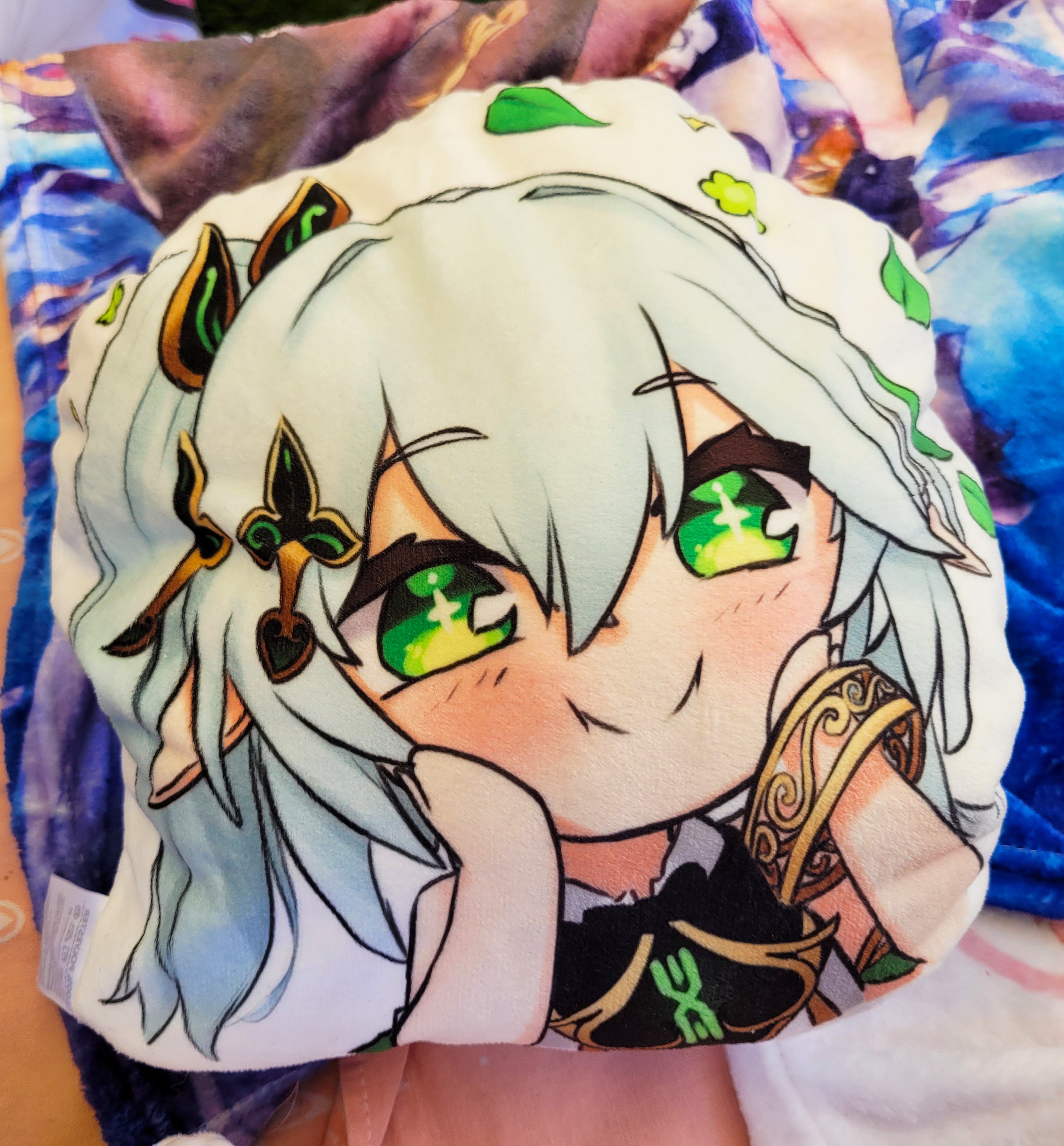 Genshin Impact Plush Nahida Hugging Face Pillow 30 Cm & 60 Cm - Etsy