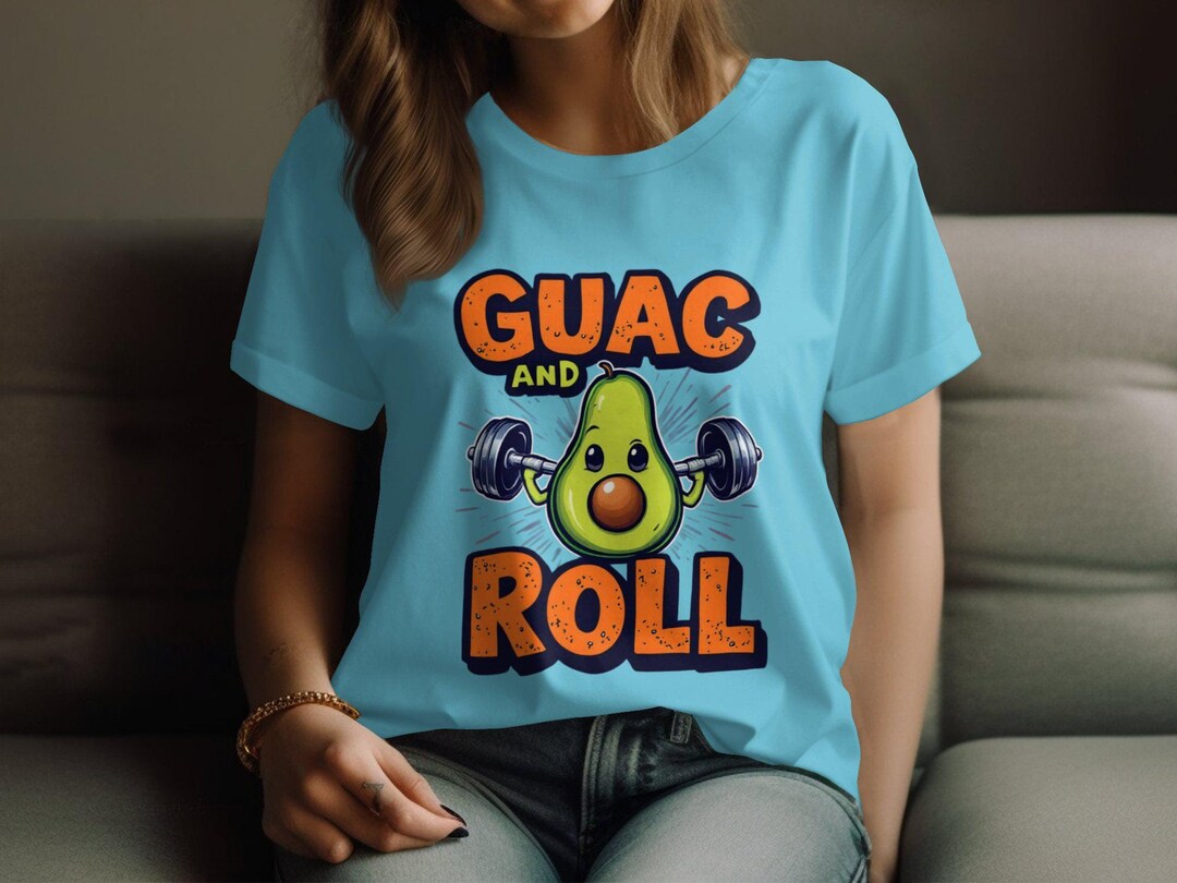 Fun Avocado Guac and Roll Design - Etsy