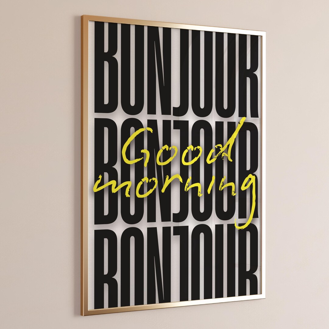 Typographic Welcome Digital Poster - Entryway Wall Art for Hallway ...