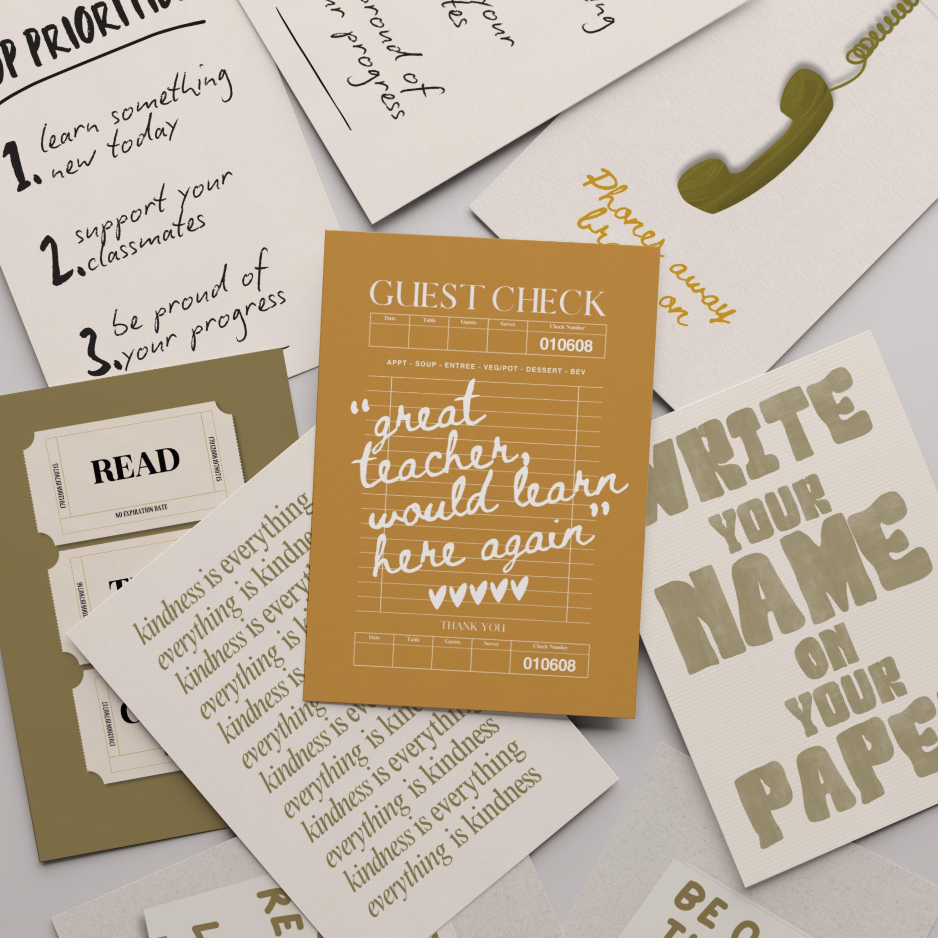 Classroom Posters Bundle Set of 8 – Motivational, Fun and Reminder Wall ...