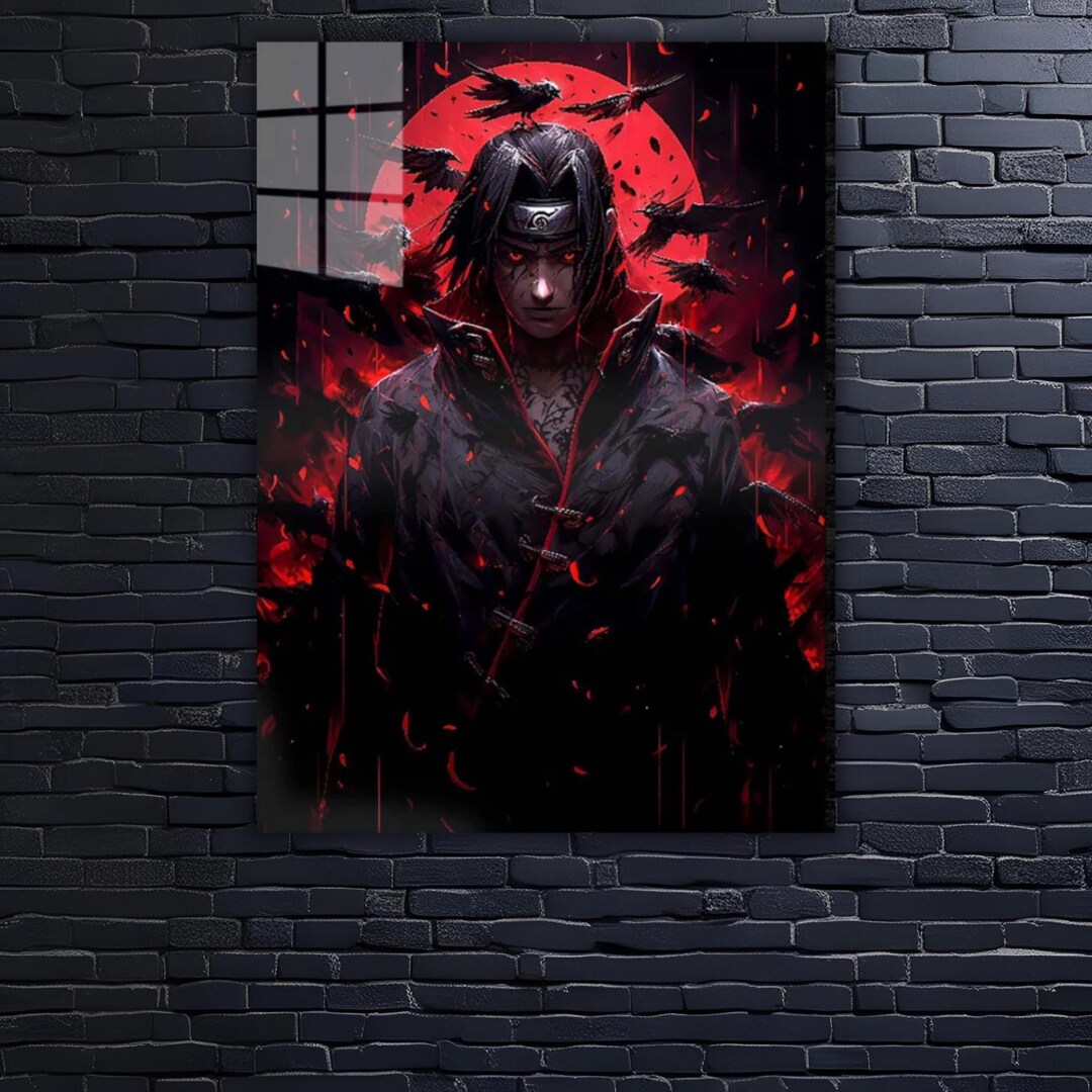 Itachi Uchiha Metal Wall Art: UV Print Naruto Anime Decor - Etsy Canada