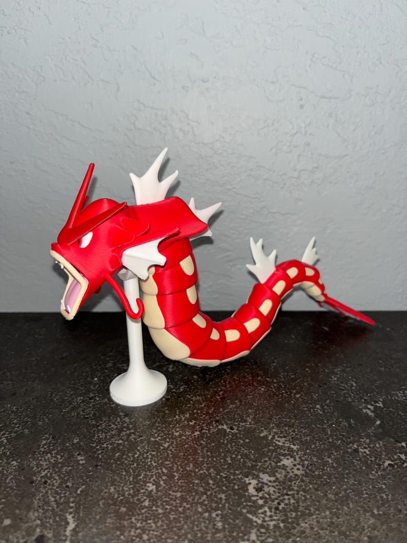 Shiny Red Gyarados Multi-colored 3D Model - Etsy