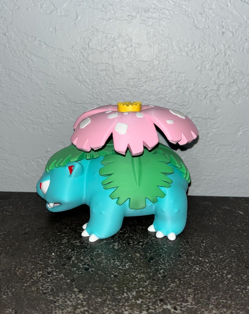 Venasaur Multi-colored 3D Model - Etsy