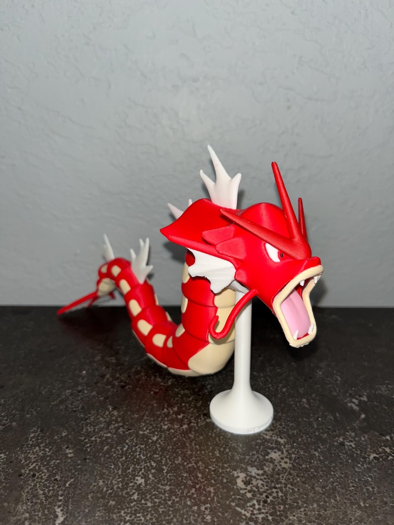 Shiny Red Gyarados Multi-colored 3D Model - Etsy