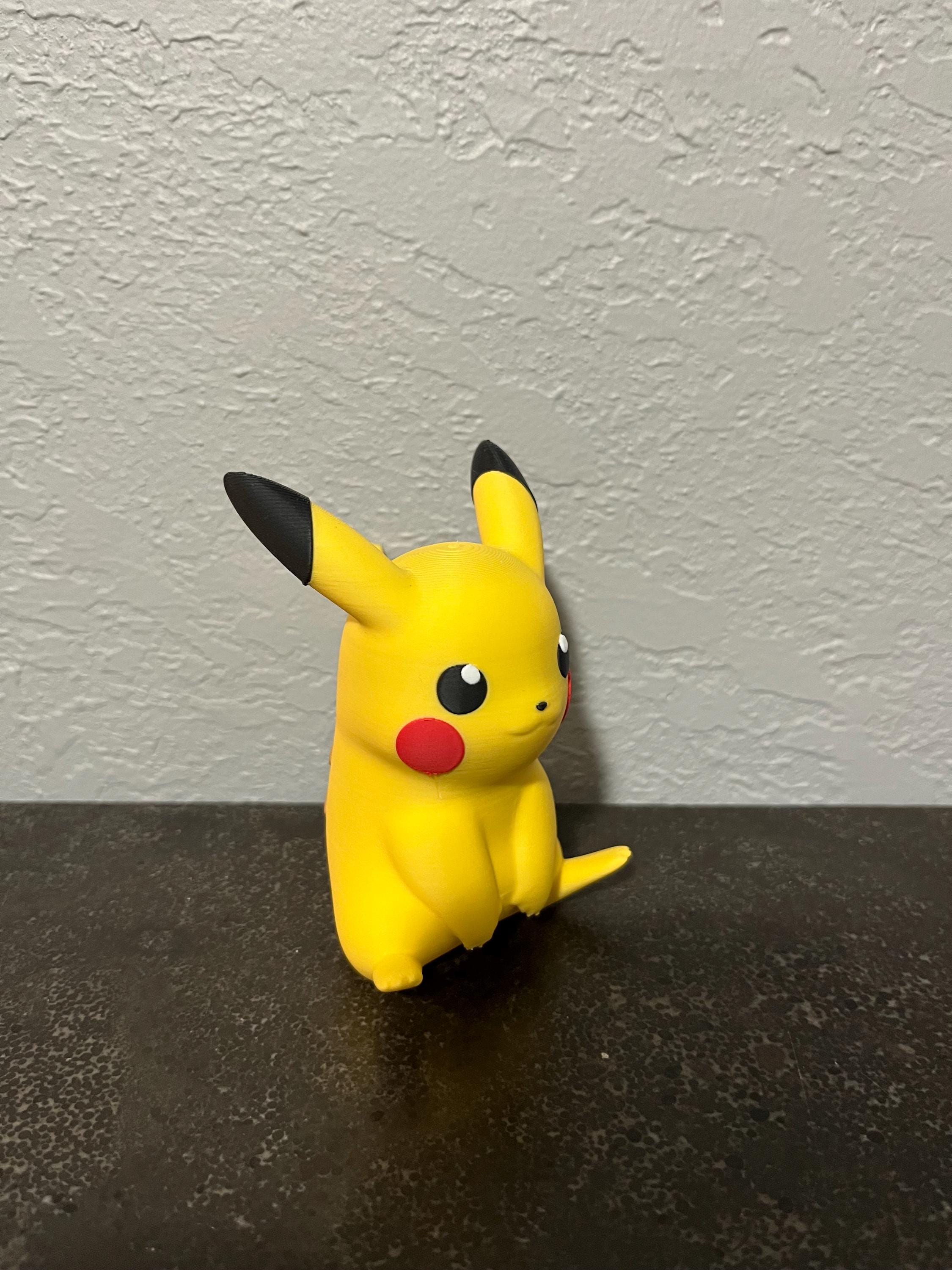 Pikachu Multi-colored 3D Model - Etsy