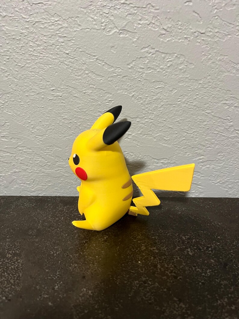 Pikachu Multi-colored 3D Model - Etsy