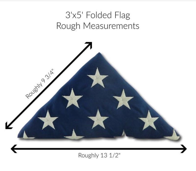 Pre-folded American Flags, Flag Comes Pre Folded, Fully Embroidered ...