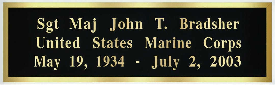 Military Personalized Name Plate - Etsy