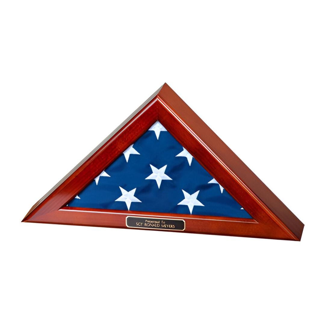Flag Display Case for 4x6 Flag - Cherry Finish - Etsy