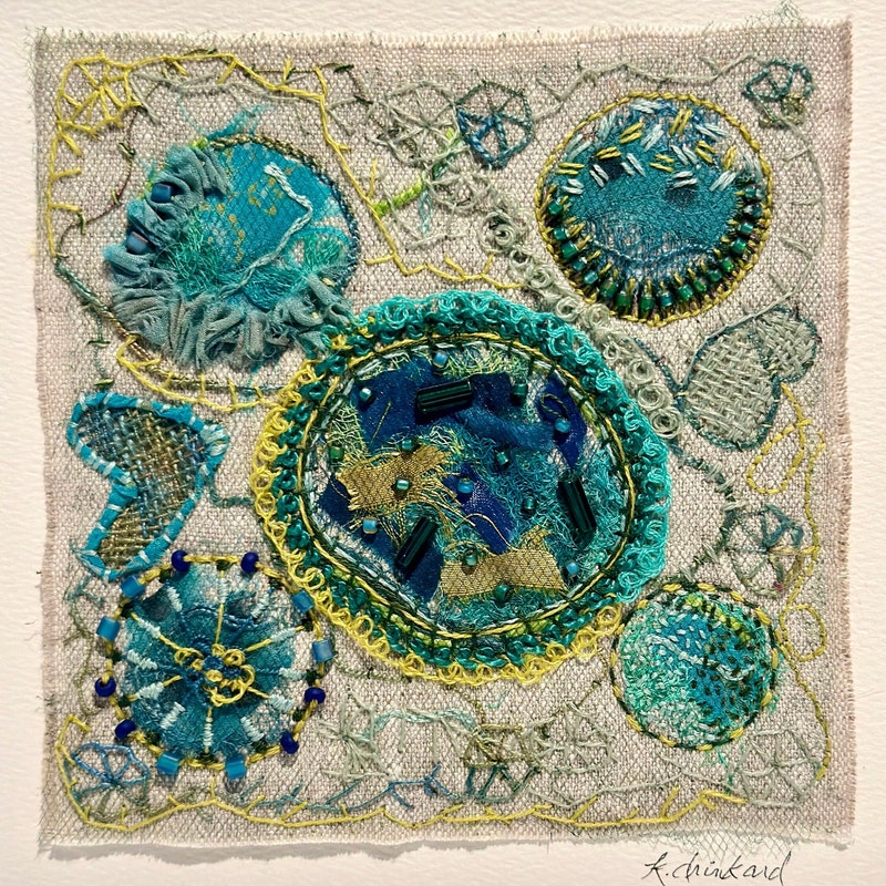 Abstract Textile Art - Etsy