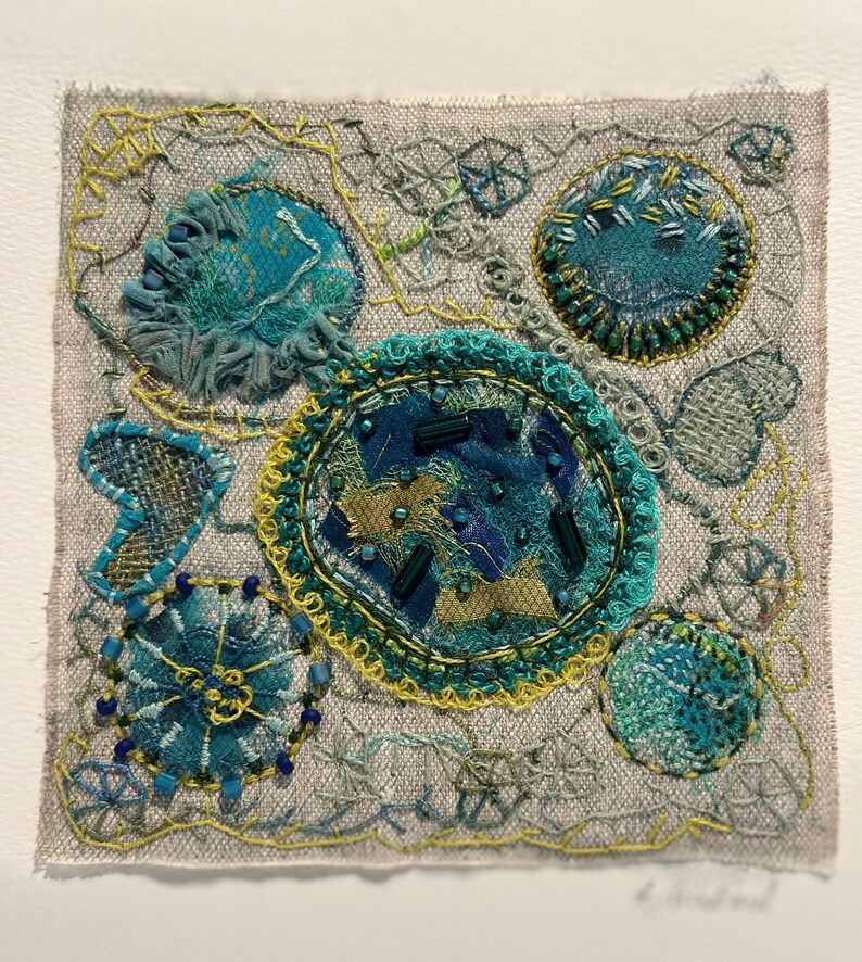 Hand Embroidery, Beaded Embroidery, Small Embroidery, Hand Stitching ...